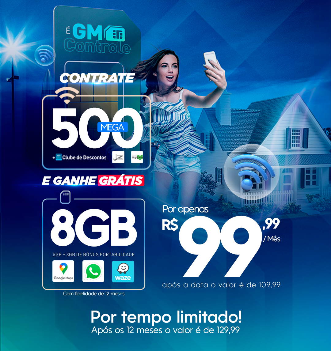 Internet Fibra Óptica | GM Telecom